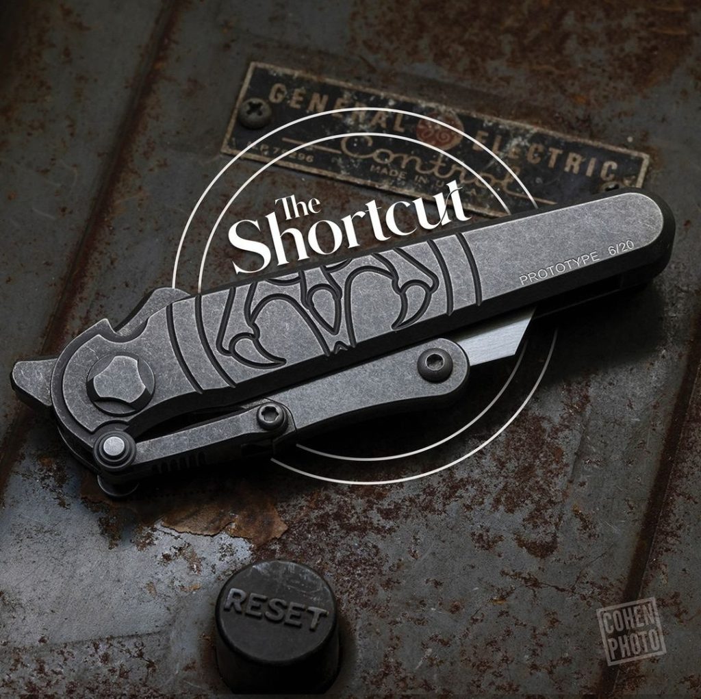 TI Tumbled Shortcut – Hawk Knife Designs